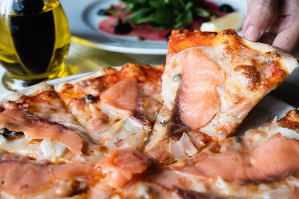 Pizza Salmone Rezept